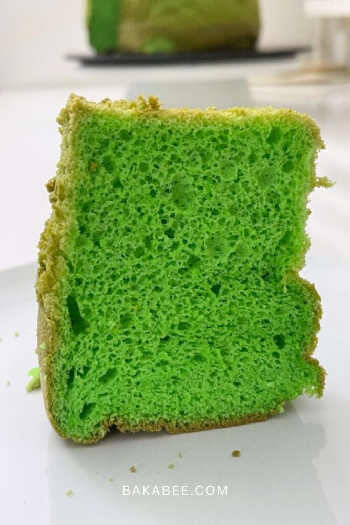 Pandan Chiffon Cake | Bake with Bakabee